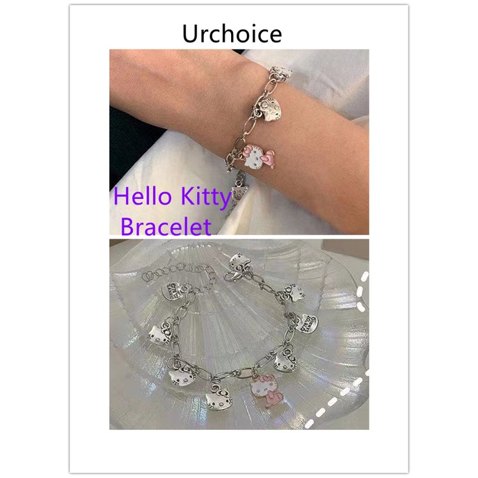 [READY STOCK] Hello Kitty Bracelet Adjustable Hello Kitty Charm Adult ...