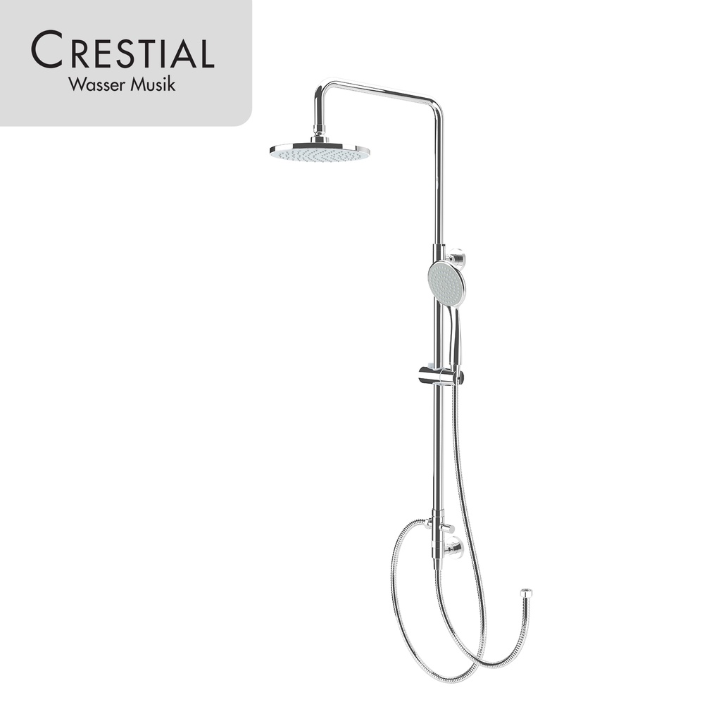 CRESTIAL Bathroom Wall Mounted Exposed Shower Set C43049 | Shopee Malaysia