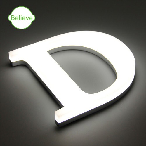 3D Letter / Number Sign Front Lit (Front light) Signage For Outdoor ...