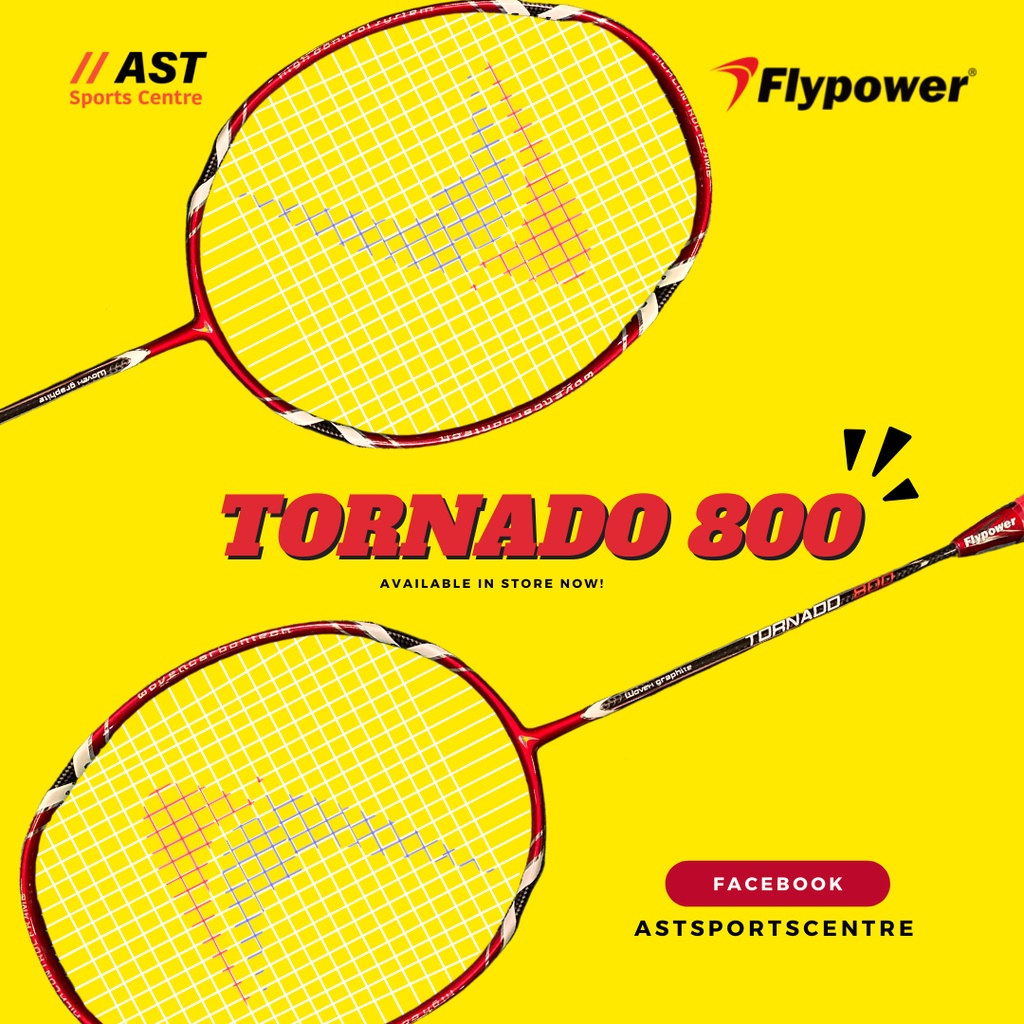 FLYPOWER Tornado 800 | Badminton Racket | Legend Racket | FREE String ...