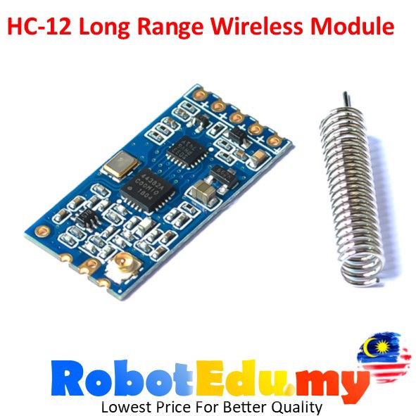 Hc12 Hc 12 433mhz Si4463 Rc Rf Long Range Wireless Data Transfer Transmitter Serial Module 