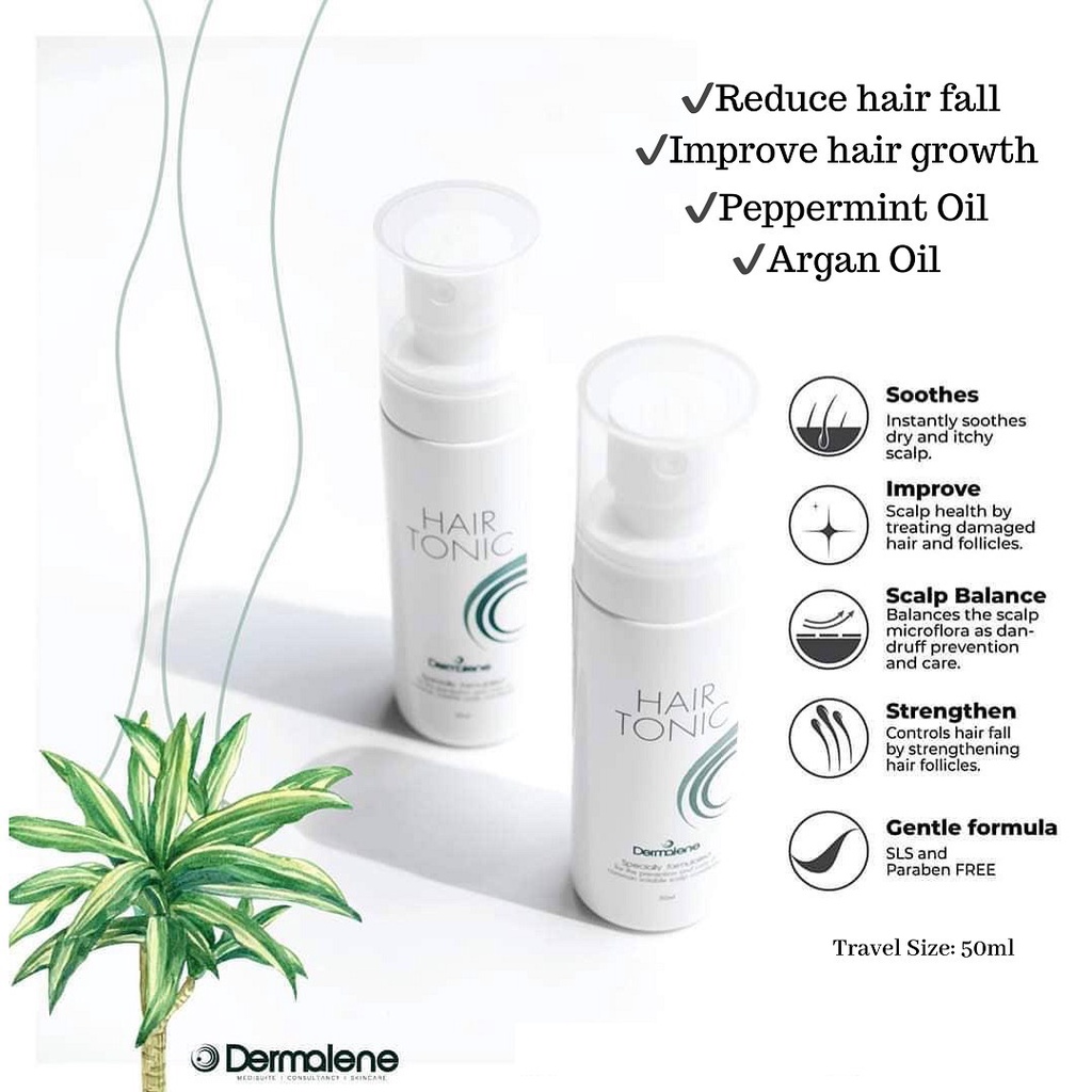 Dermalene Hair Tonic to Reduce Hair Fall and Improve Hair Growth ...