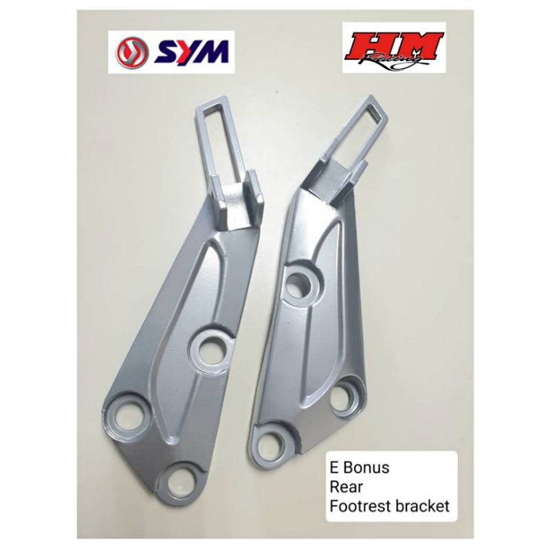 SYM E-BONUS / EX5-CLASS / WAVE100-OLD MODEL - REAR FOOTREST BRACKET SET ...