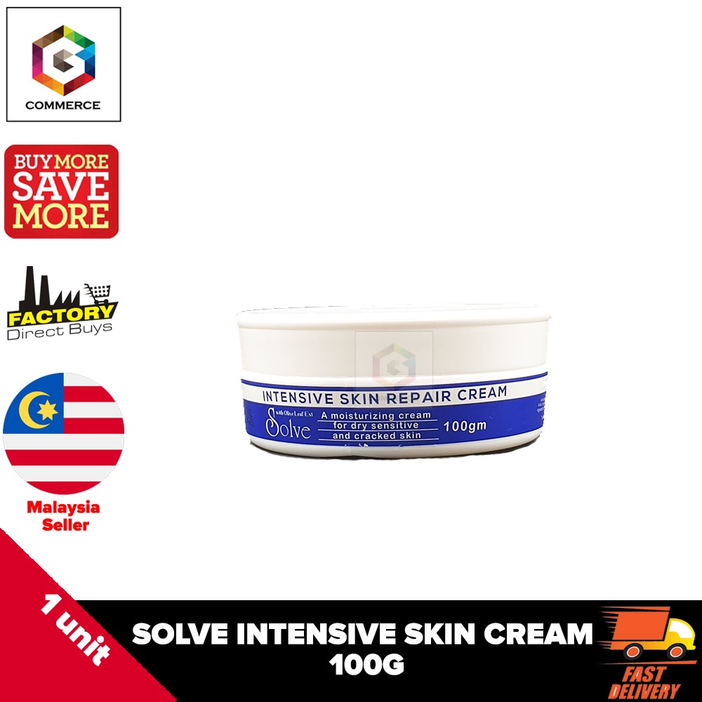Solve Intensive Skin Repair Cream 100G(Exp October 2023) | Shopee Malaysia