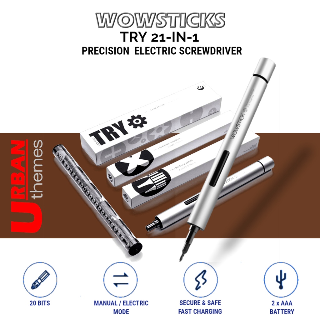 WOWSTICK TRY 21-in-1 Precision Mini Handheld Cordless Electric ...