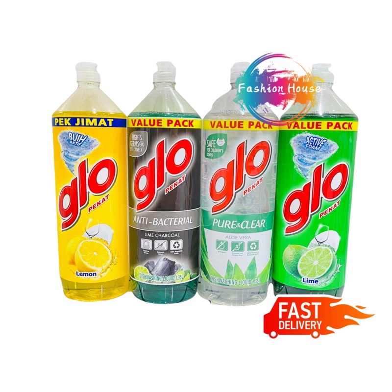 Glo Dishwashing Liquid - 4 Variants (1.35L) | Shopee Malaysia