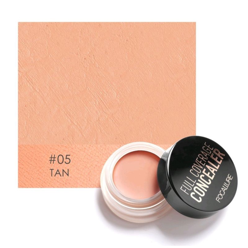 FOCALLURE Full Coverage Concealer ( Tan ) | Shopee Malaysia