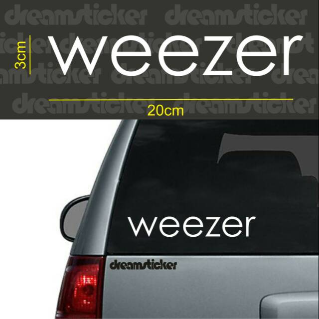 Weezer Band Music Sticker Sticker | Shopee Malaysia