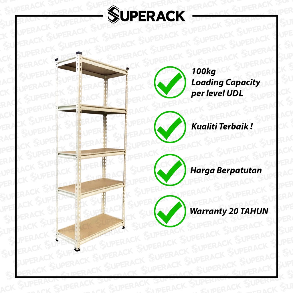 SUPERACK 2IN1 Rak Dapur Rak Buku Rack Shelf Rak Rak Besi Rack Rak Besi ...