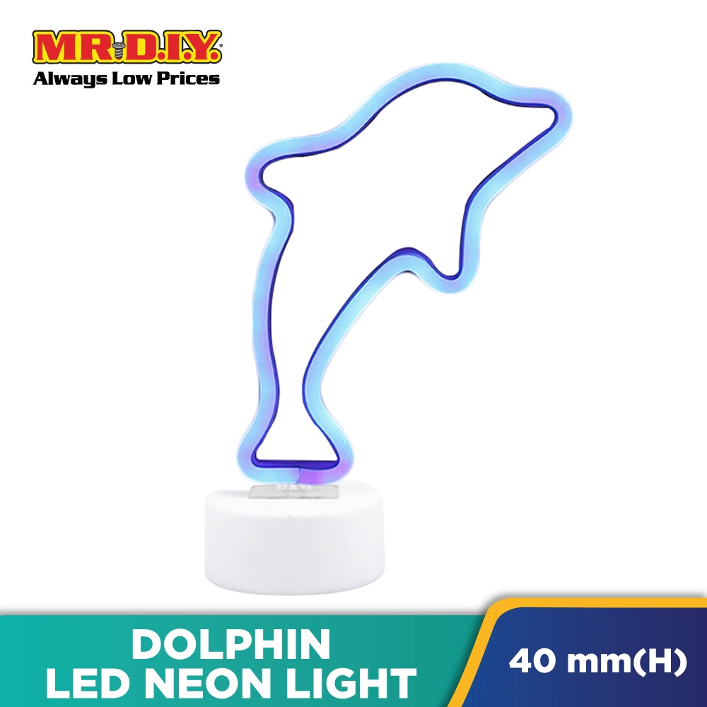 MR.DIY LED Neon Light Stand - Dolphin | Shopee Malaysia