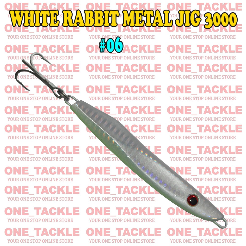 White Rabbit MJ 3000 Jig 14/21/40/60/80/100 gram | Shopee Malaysia