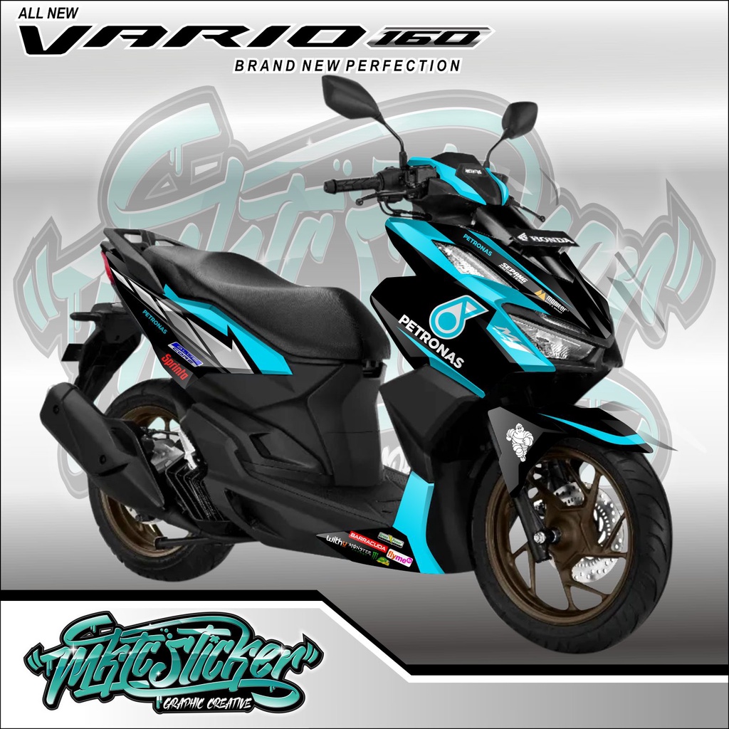 Decal STICKER ALL NEW VARIO 160 The Coolest PETRONAS SPRINTA MOTIF ...