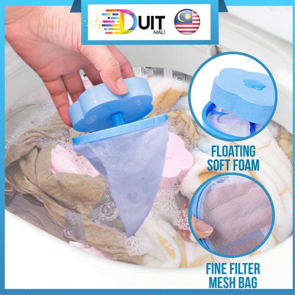 Duitmali Penapis Mesin Basuh Washing Machine Float Filter Mesh Bag ...