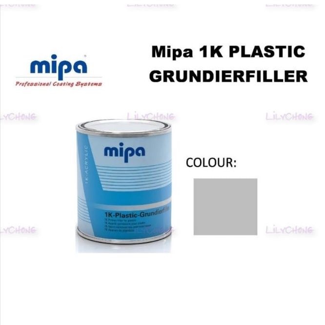 Ready Stock Mipa 1K Plastic Primer Grundierfiller (Grey) | Kunststoffprimer (Transparent) 1L ...