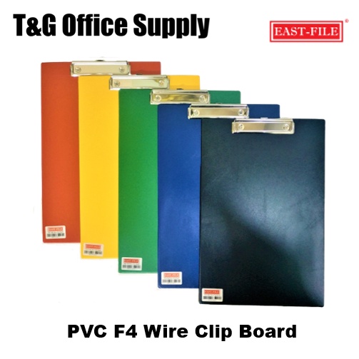 PVC F4 Wire Clip Board / F4 Clip Board / Papan Keratan Kawat [Random ...