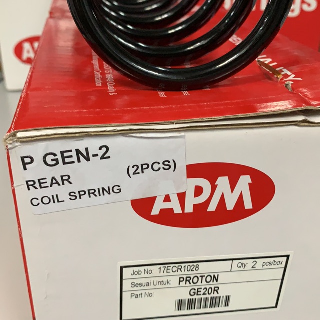 APM proton persona gen-2 standard coil spring rear set (2pcs) | Shopee ...