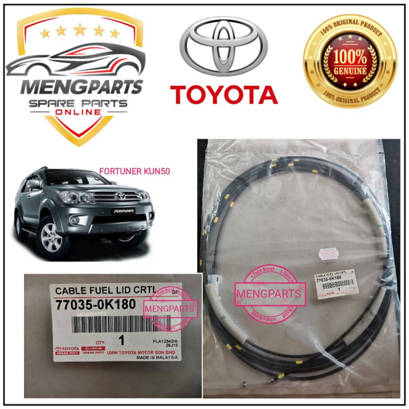 TOYOTA FORTUNER KUN50 ORIGINAL FUEL TANK CABLE PETROL TANK CABLE 77035 ...