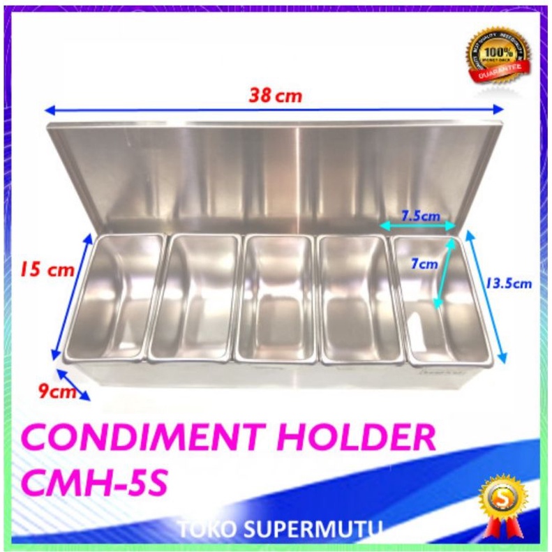 Cmh-5s Stainless Topping Container Ice Cream Topping Container | Shopee ...