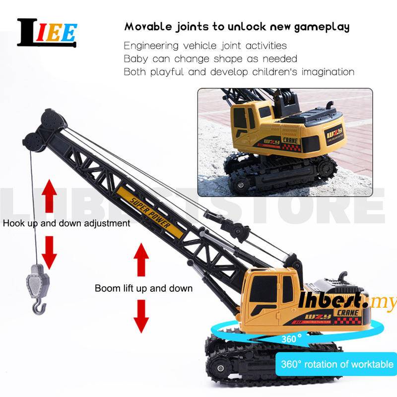 RC Engineering Series Car Remote Crane Excavator Bulldozer Dump Mixer ...