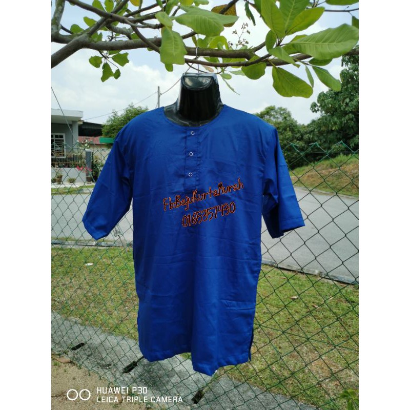 KURTA RAYA 2021 (ROYAL BLUE) | Shopee Malaysia