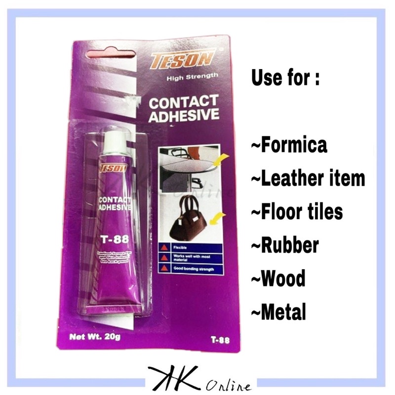 Ready stock Gum contact adhesive Teson | Shopee Malaysia