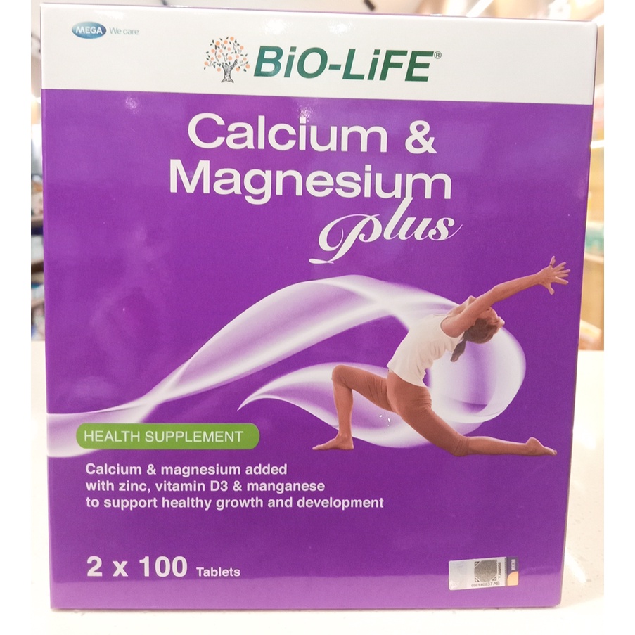 BIO-LIFE CALCIUM & MAGNESIUM PLUS (2 x 100s) | Shopee Malaysia