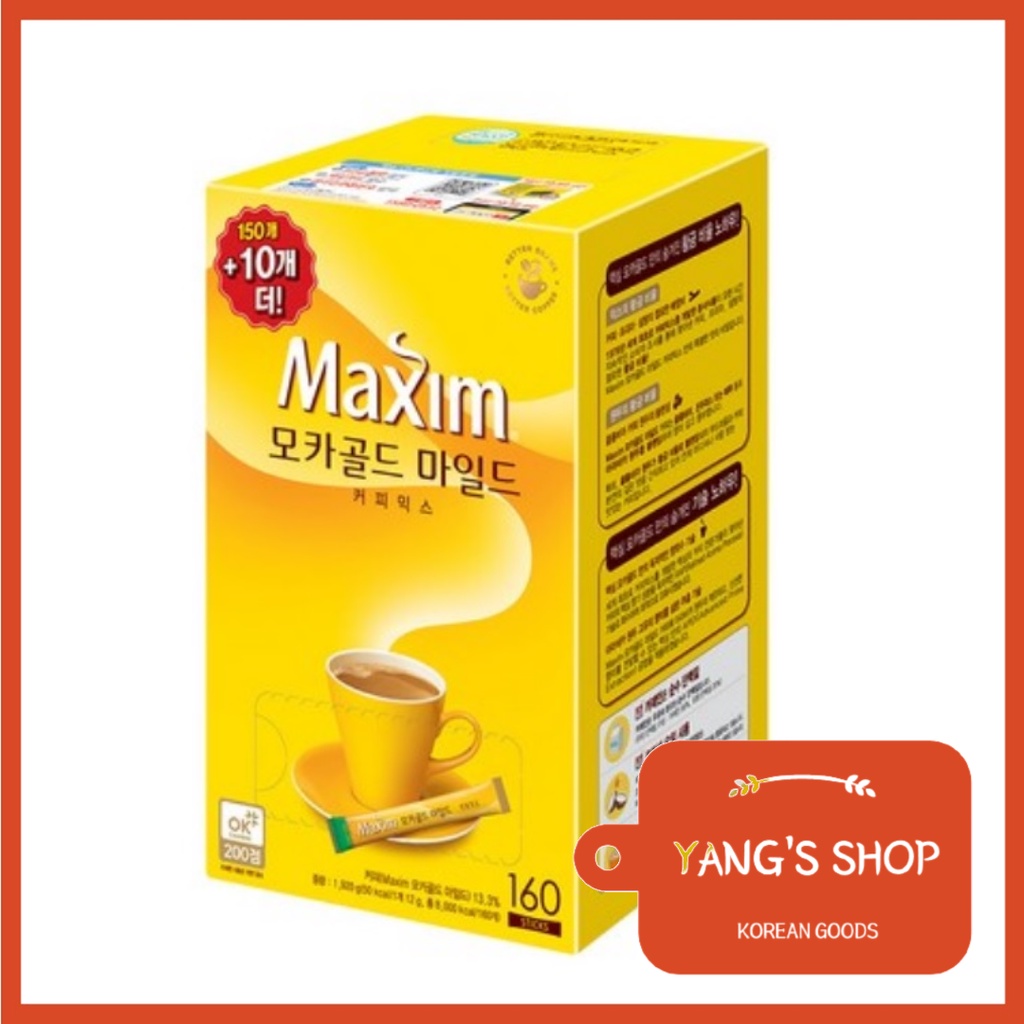 [Maxim] Mocha Gold Coffee Mix (10 / 30 / 50 Sticks) / Instant Coffee ...