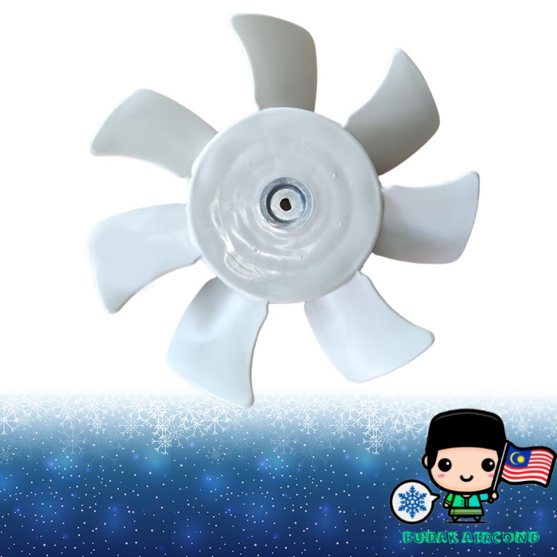AIR COND CAR FAN BLADE Proton Wira Patco 1.5 1.6 7 BLADE BAC | Shopee ...