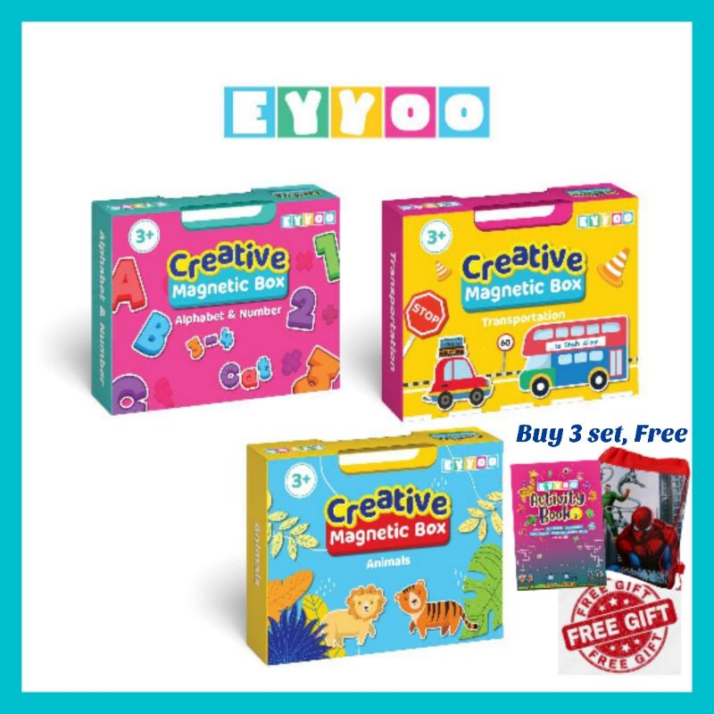 Magnetic Puzzle Magnet Play Box Jigsaw Puzzle Children Magnetic ...