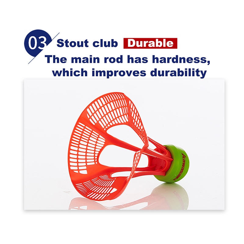 Kawasaki Windproof Airshuttle 2.0 Shuttlecocks With Upgrade Nylon Skirt ...