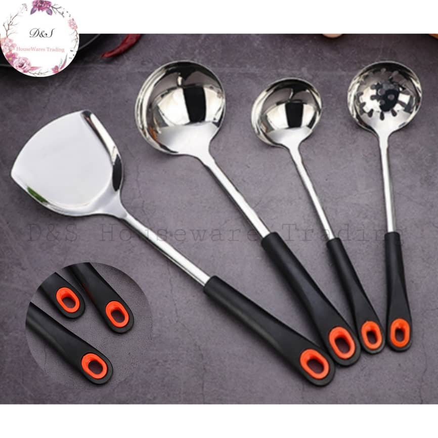 🇲🇾 Premium quality Stainless steel Kitchenware Spatula ladle Shovel ...