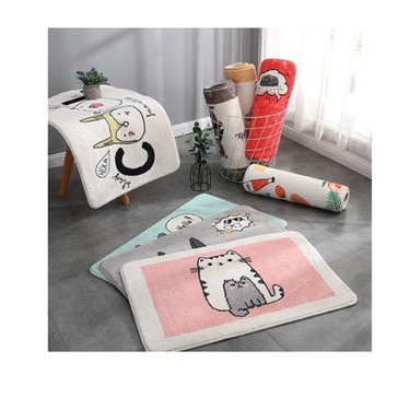 Cute Cartoon Style Anti Slip Lamb Wool Floor Mat Slip Trip Prevention ...