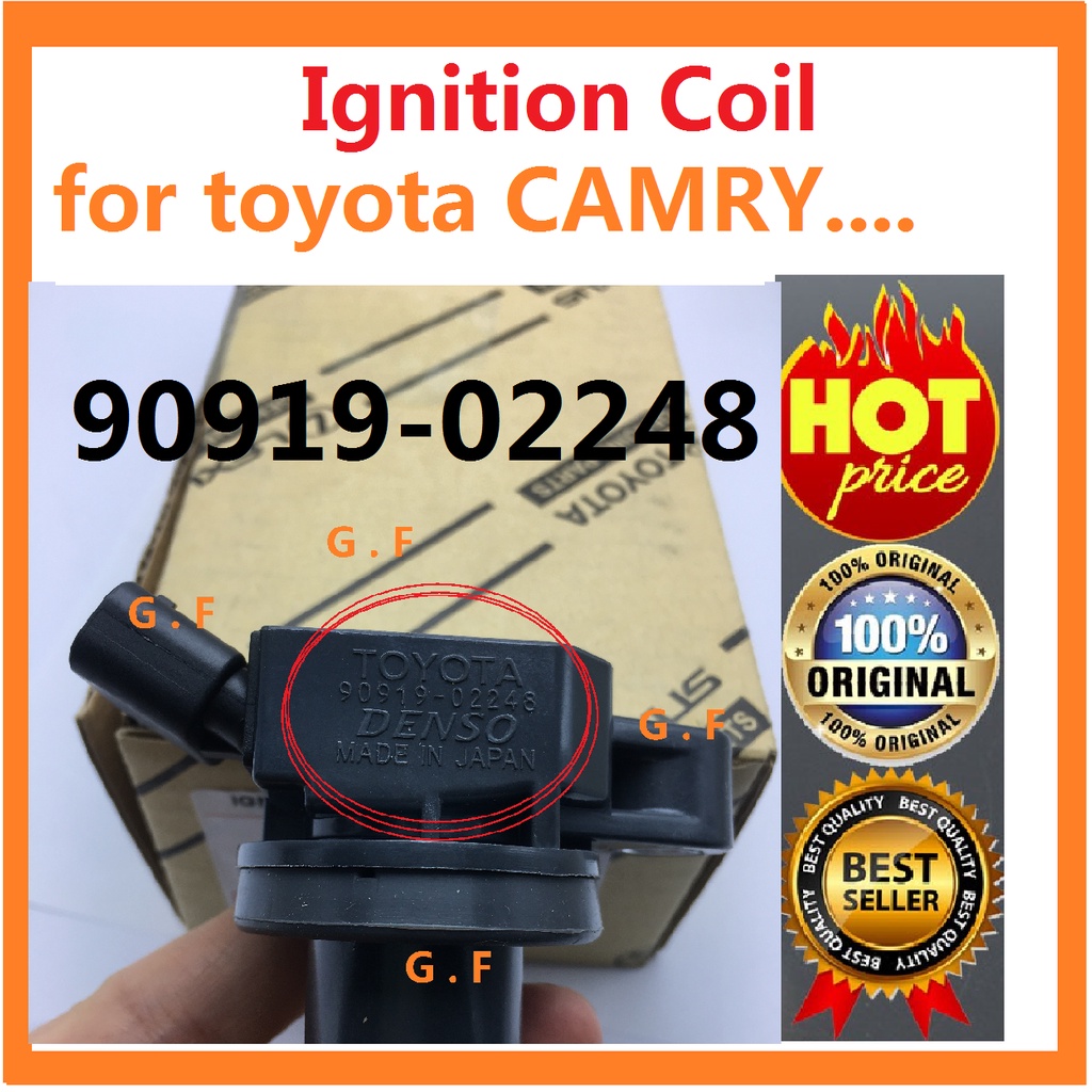 Original Toyota (denso) Ignition Coil TOYOTA CAMRY 2.0 ONLY INNOVA 2.7i ...