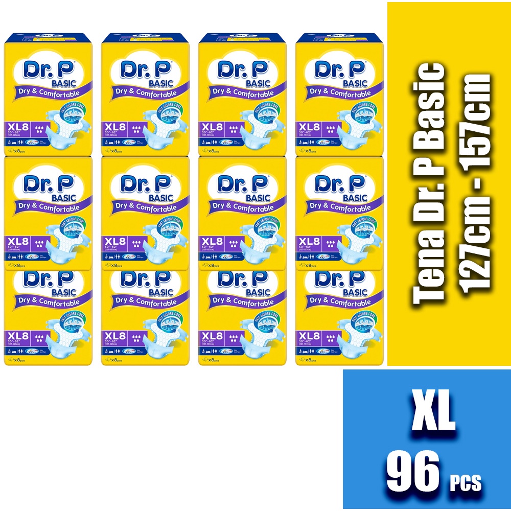 Tena DR. P Basic XL8 (12 packs) | Shopee Malaysia