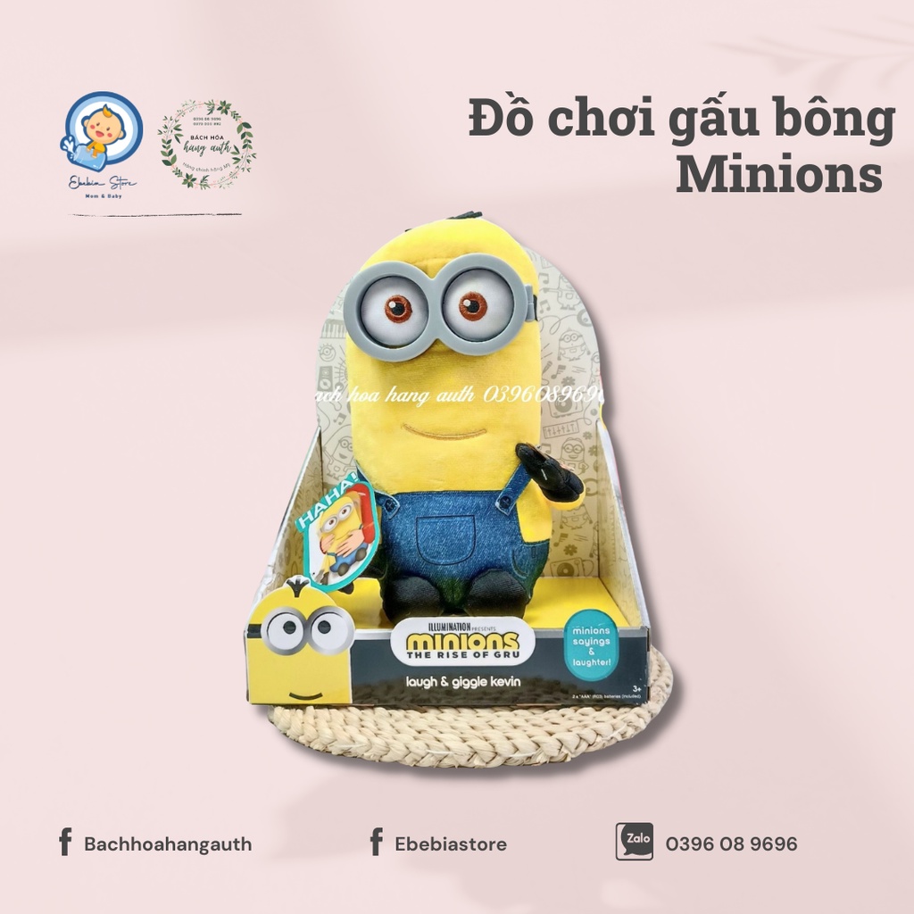 [Us Goods] Minions Illumination teddy bear toy that can speak, funny ...