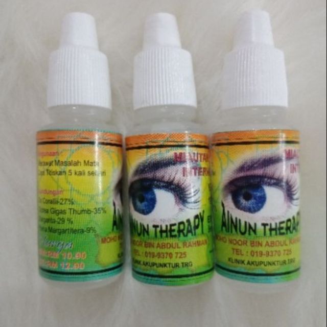 🔥[FORMULA AIR ZAM-ZAM]🔥 AINUN THERAPY MATA/ UBAT TITIS MATA | Shopee ...