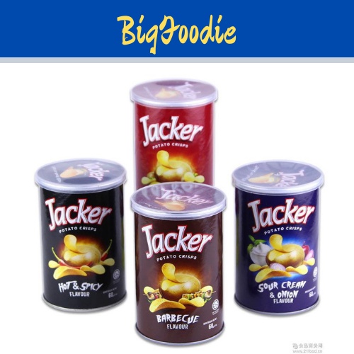 [BFD] Jacker Potato Crisp 60gm (Canister) | Shopee Malaysia
