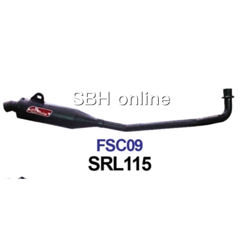 EXHAUST PIPE RACING ##EXHAUST RACING ##PIPE HITAM ##PIPE COBRA - SRL115 ...