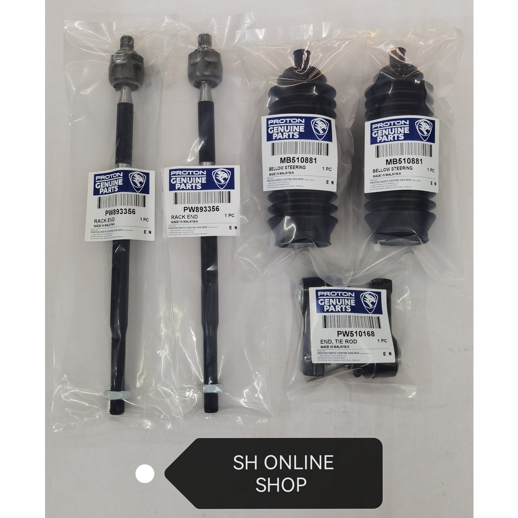 Tie Rod End+Rack End+Steering Boot Cover (OEM) for Proton Inspira ...