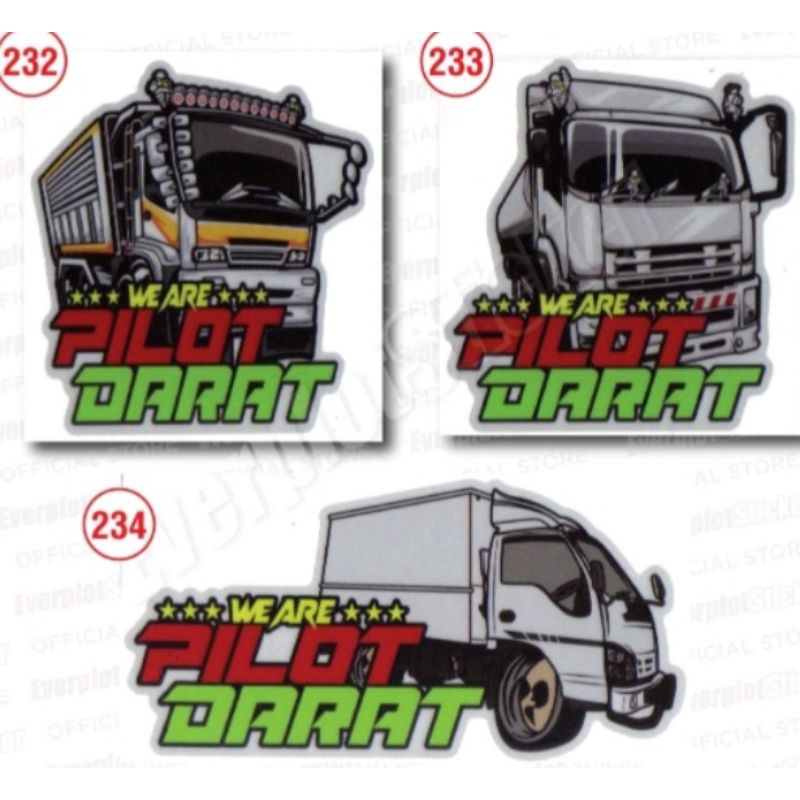 Sticker pantulan cahaya We are Pilot Darat | Shopee Malaysia
