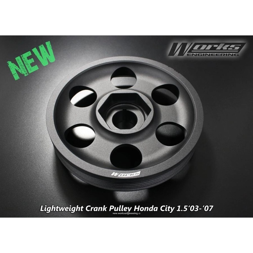 Honda City GD / Jazz GD 2003+ - Works Engineering Crank Pulley | Shopee ...