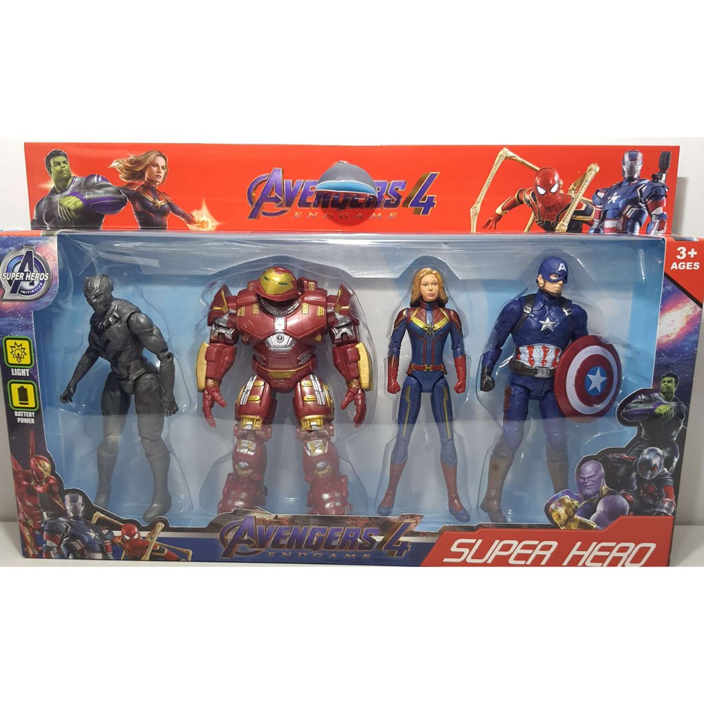 Avengers Endgame Iron Man Spiderman Thor Black Panther Hulk Thanos ...