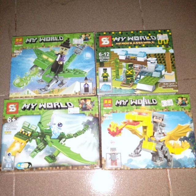 My World (minecraft)(Lego Compatible) | Shopee Malaysia