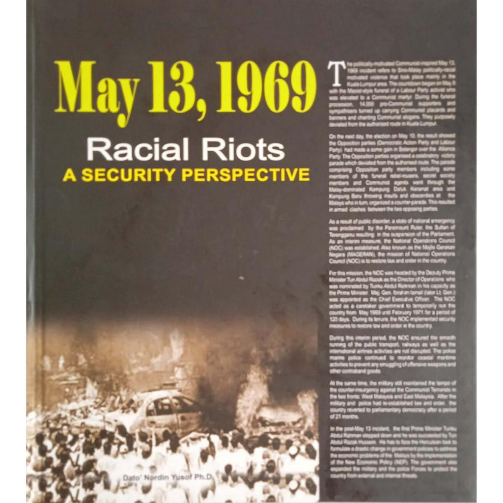 13 MEI 1969 Racial Riots a Security Perspective (CASAMAS) | Shopee Malaysia
