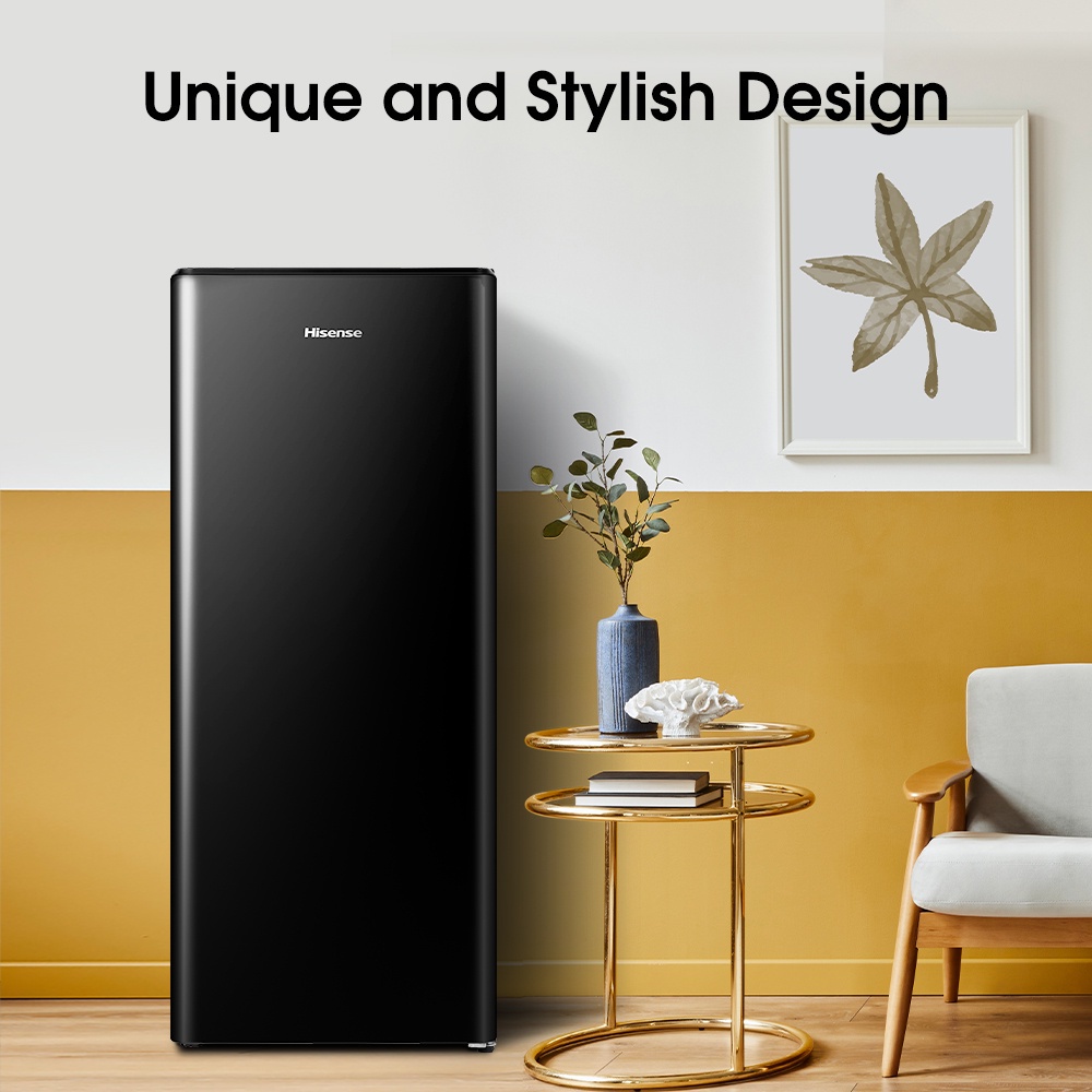 Hisense 1 Door Refrigerator 单门冰箱 (205L) Black - RR239D4ABN | Shopee ...