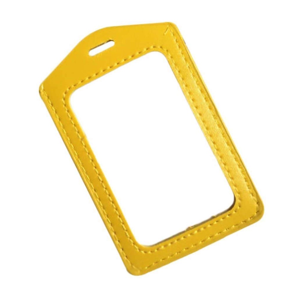 Leather Name Tag Potrait Yellow (54x85mm) | Shopee Malaysia