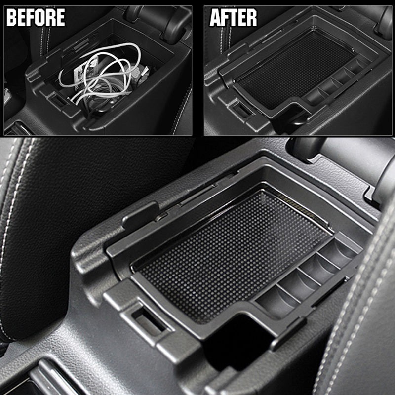 Armrest Storage Box Center Console Bin Tray For 2012-2017 Subaru XV ...