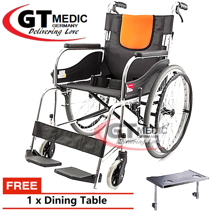 WCELW01 GT MEDIC GERMANY Ultra Lightweight Aluminium Wheelchair ...