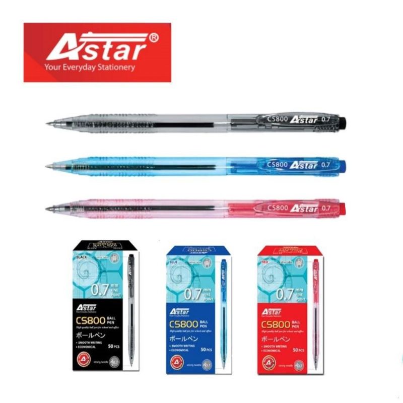 Astar CS800 Ball Pen 0.7 Office School Stationery | Shopee Malaysia