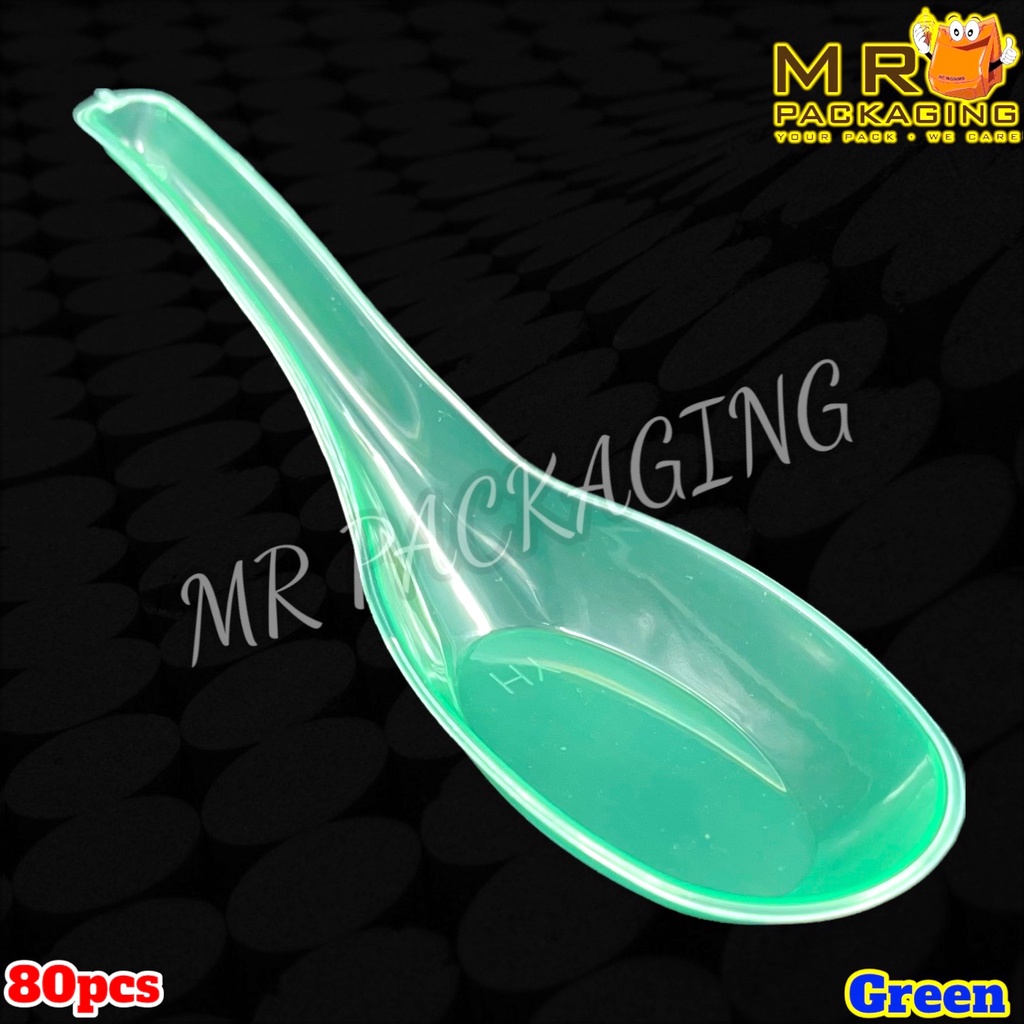 Crystal Chinese Spoon Green Purple Yellow Clear [ 80pcs± ] Shanghai ...